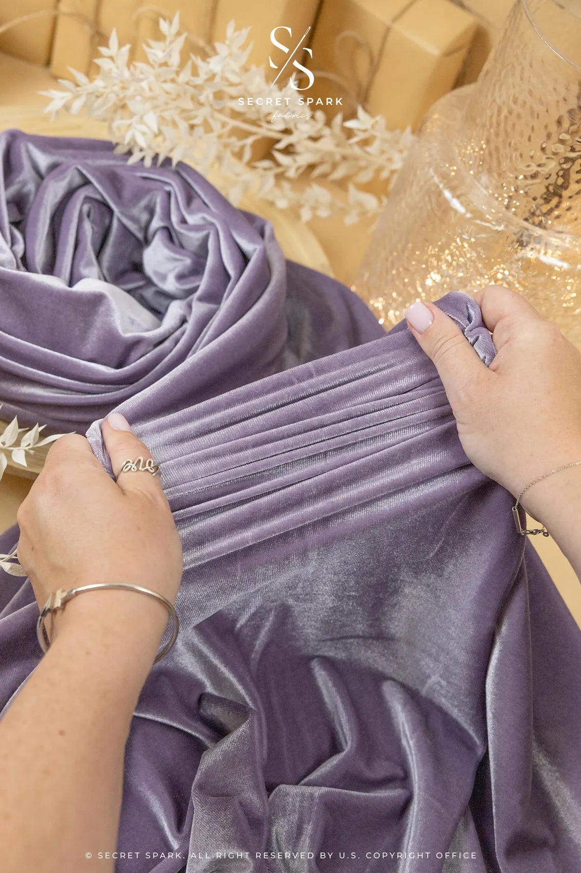 Amethyst Stretch Velvet | Premium | for Costumes & Upholstery – Secret ...