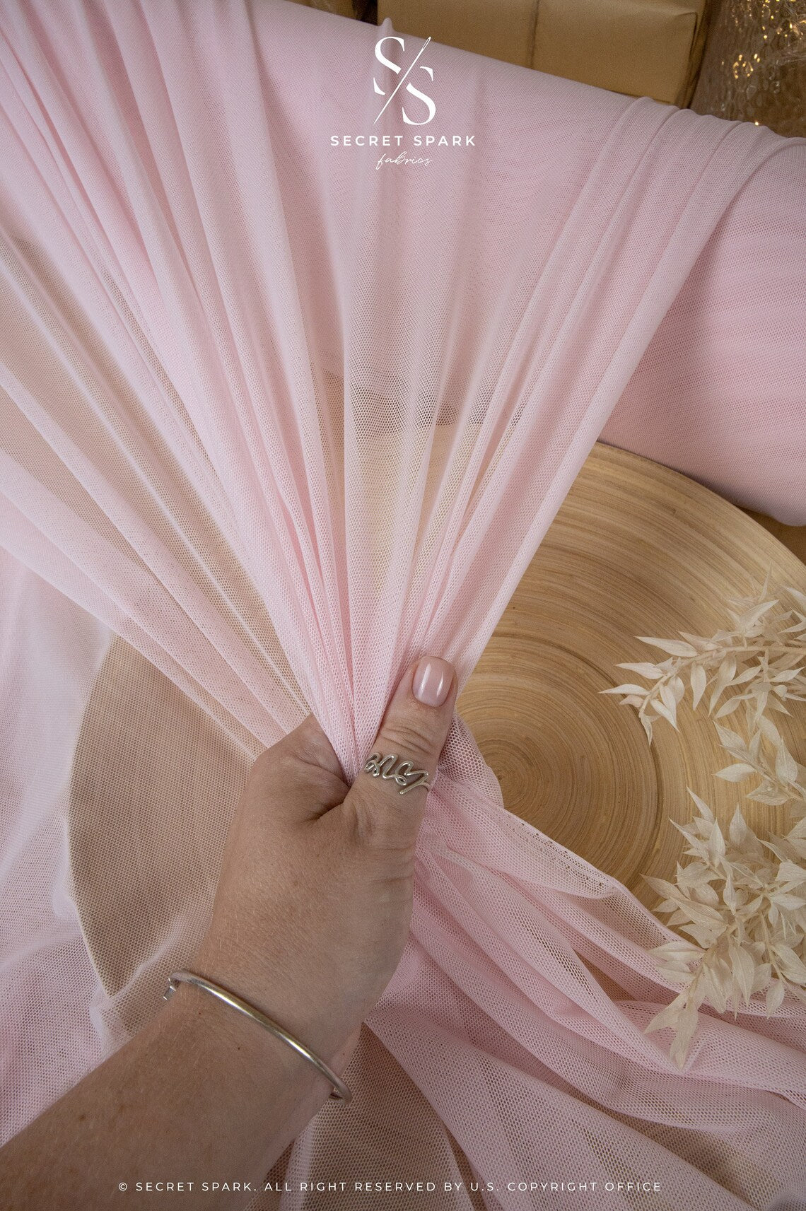 Buy Pink Power Mesh | Lightweight 2-Way Stretch for Dance & Lingerie ...