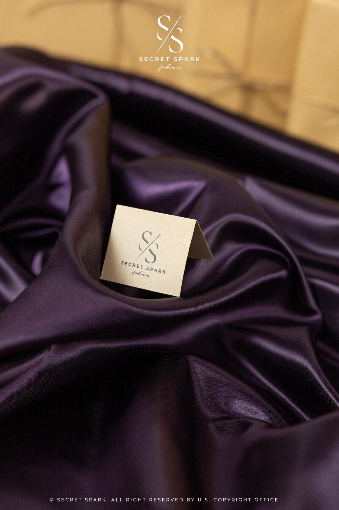 Blackberry Satin Fabric | Dense Non-Stretch | for Evening & Decor ...