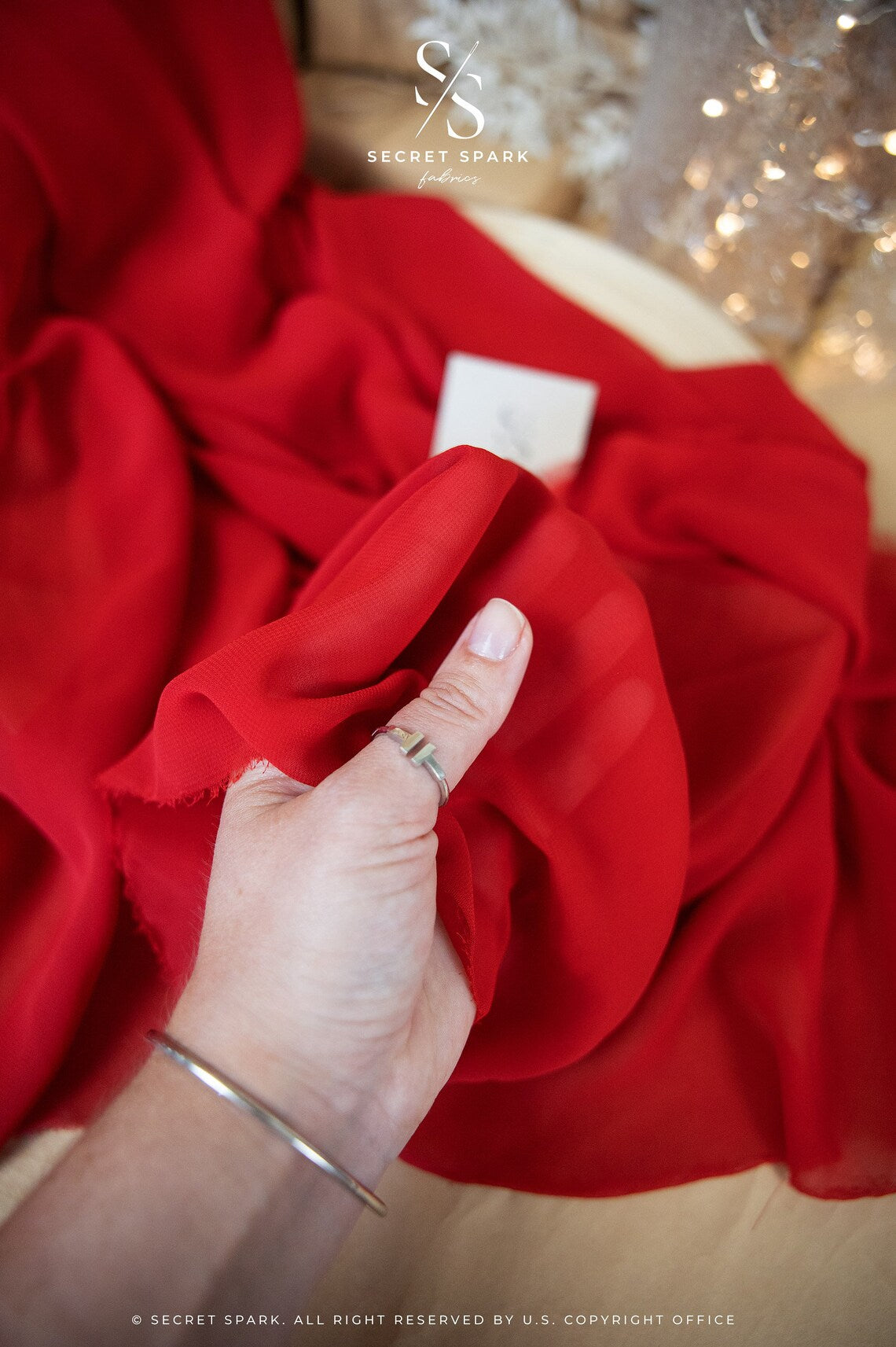 Dark Red Color Premium Material by the Yard | Near Los Angeles – Secret ...