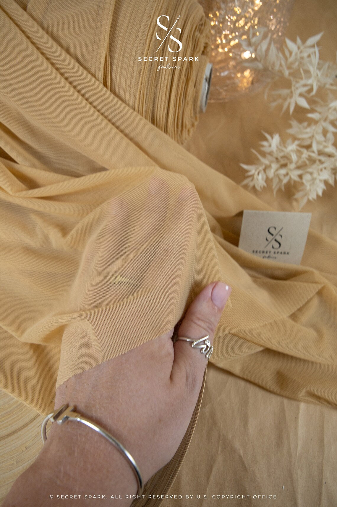 Buy Honey Power Mesh | 4-Way Stretch | for Dance & Lingerie – Secret ...