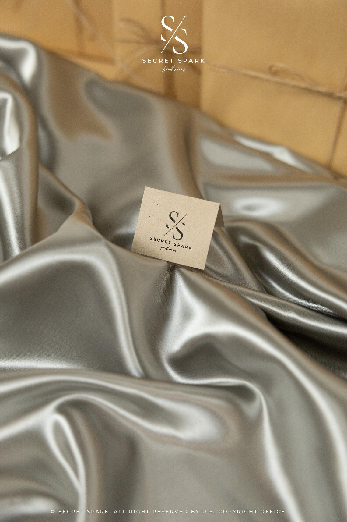 Light Gray Dense Satin | Quality | for Bridesmaid & Home Decor – Secret ...