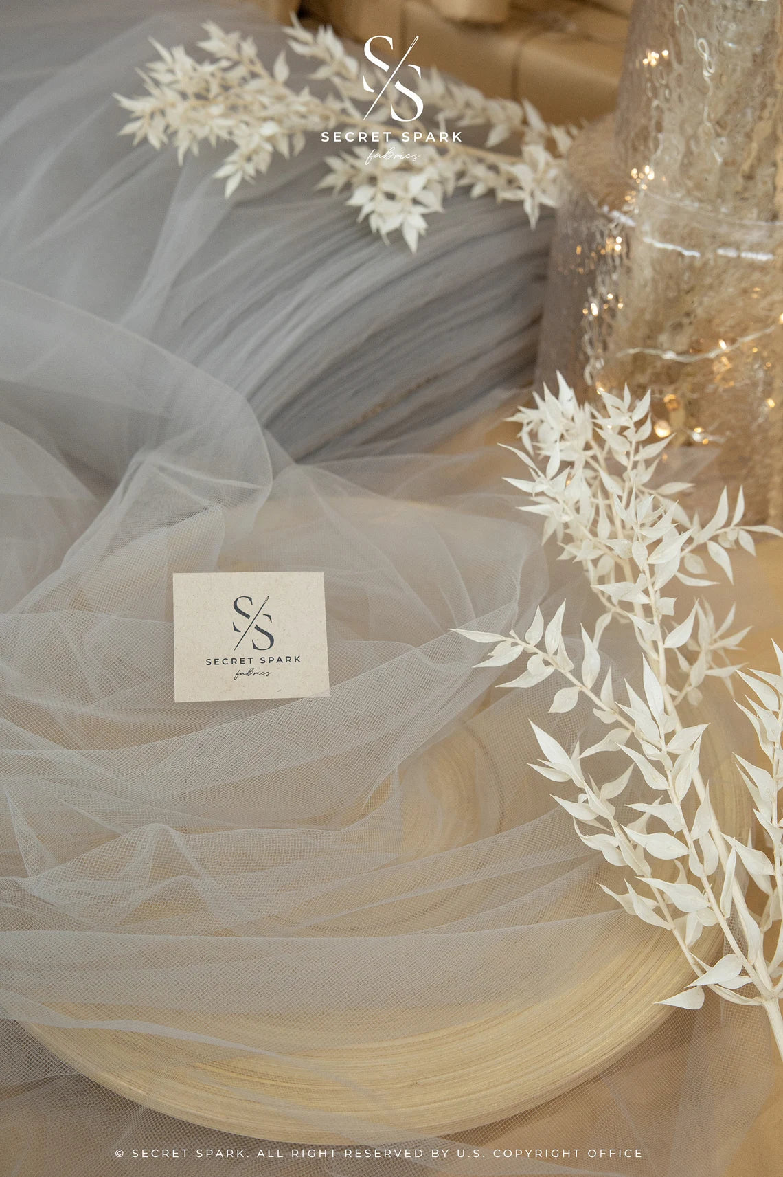 Buy Gray Soft Tulle | Premium 108" | for Events & Evening Wear – Secret ...