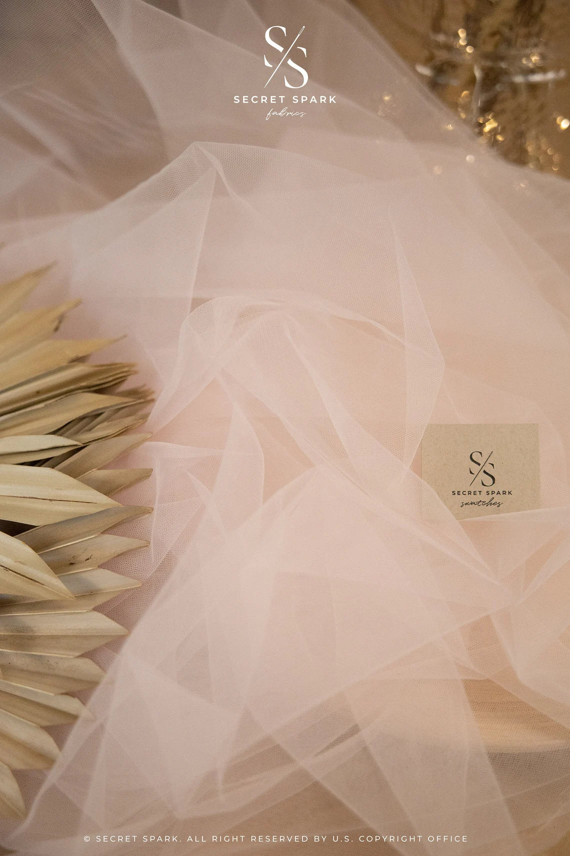 Buy Fabric Online Clouds Tulle 59" - Light Pastel Pink Color – Secret ...