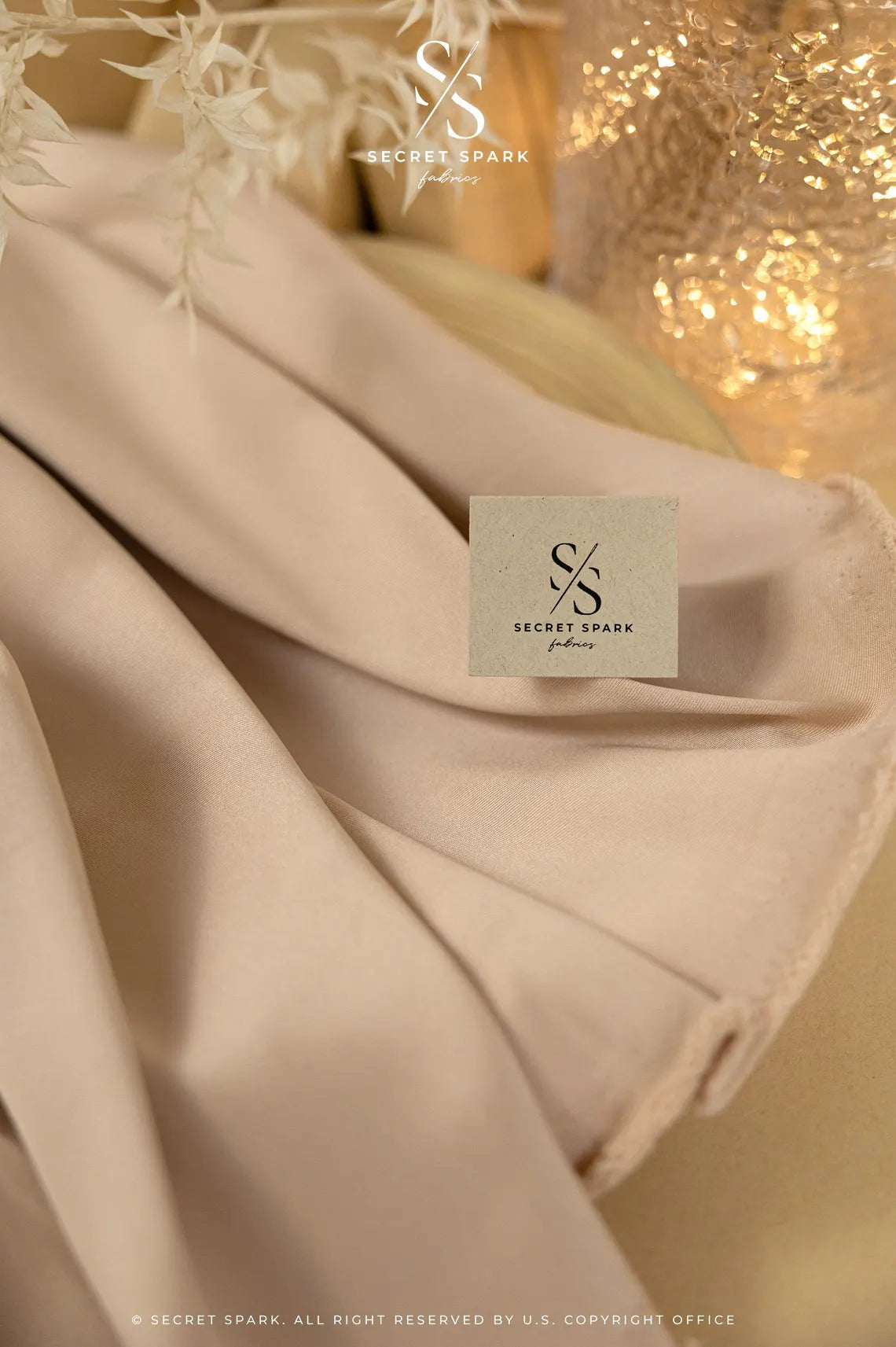 Buy Beige Mikado Satin | Premium | for Evening & Formal Events – Secret ...