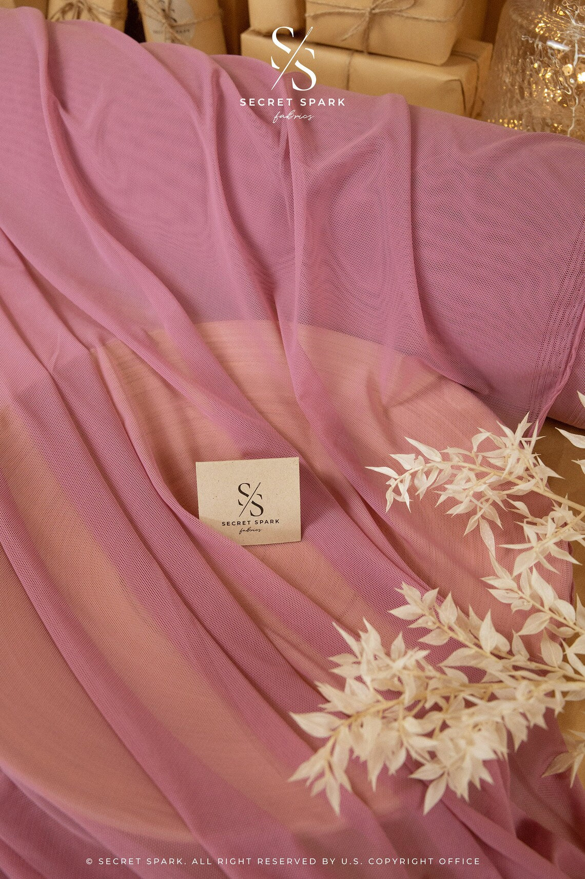 Shop Rose Power Mesh | Dynamic Net for Dance & Performance Wear ...