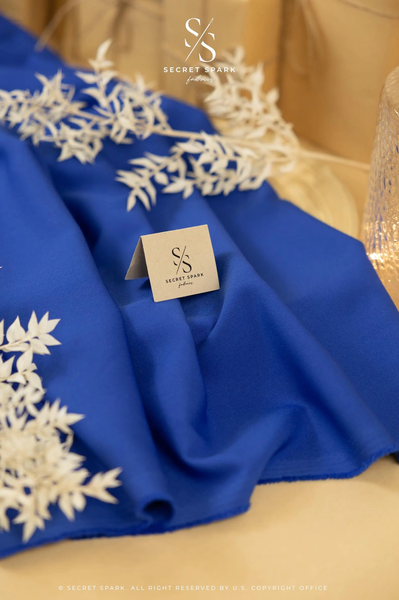 Royal Blue Stretch Crepe | Premium | for Suits & Statement – Secret ...
