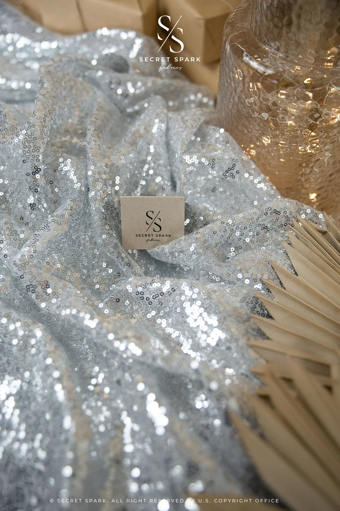 Shop Silver Sequin Fabric | High-Quality Mesh for Events & Stage Wear ...